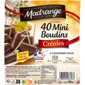 Saucisses cocktail créoles, mini boudins antillais - Madrange